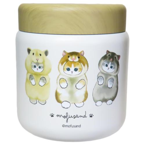 【楽天市場】スープジャー モフサンド ステンレススープポット 300ml ハムにゃん mofusand 東亜金属 ランチ雑貨 フードポット 保温保冷 マシュマロポップ：ガールズ雑貨通販マシュマロポップ