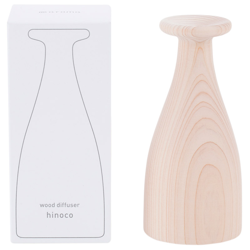 【楽天市場】アロマディフューザー 【wood diffuser hinoco ヒノコ CDF-HNK00 】【アットアロマ】 mmisオススメ ...