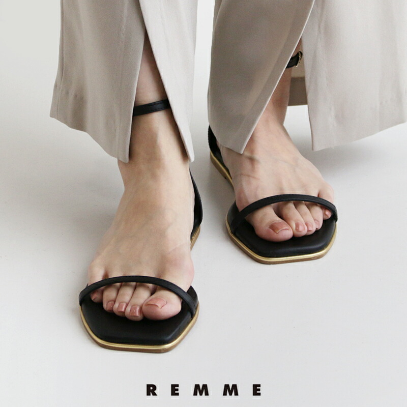 【楽天市場】\SUMMER SALE／【30％OFF】REMME レメ ストラップサンダル 7515291【RCP】：Mmn エムエムエヌ