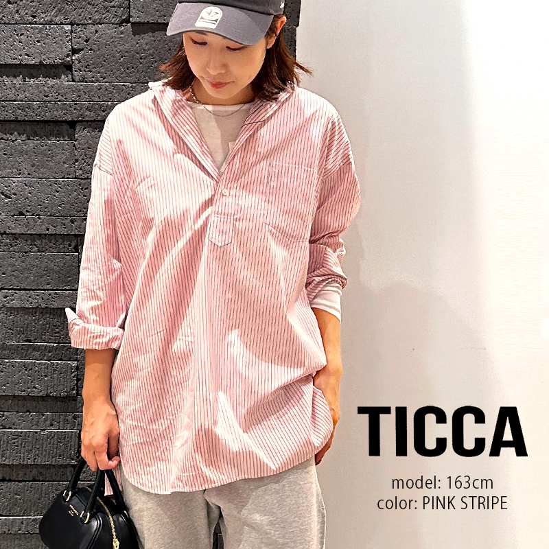 【楽天市場】TICCA ティッカ スクエアチュニックプルオーバー TBDA-104【RCP】2024AW：Mmn エムエムエヌ