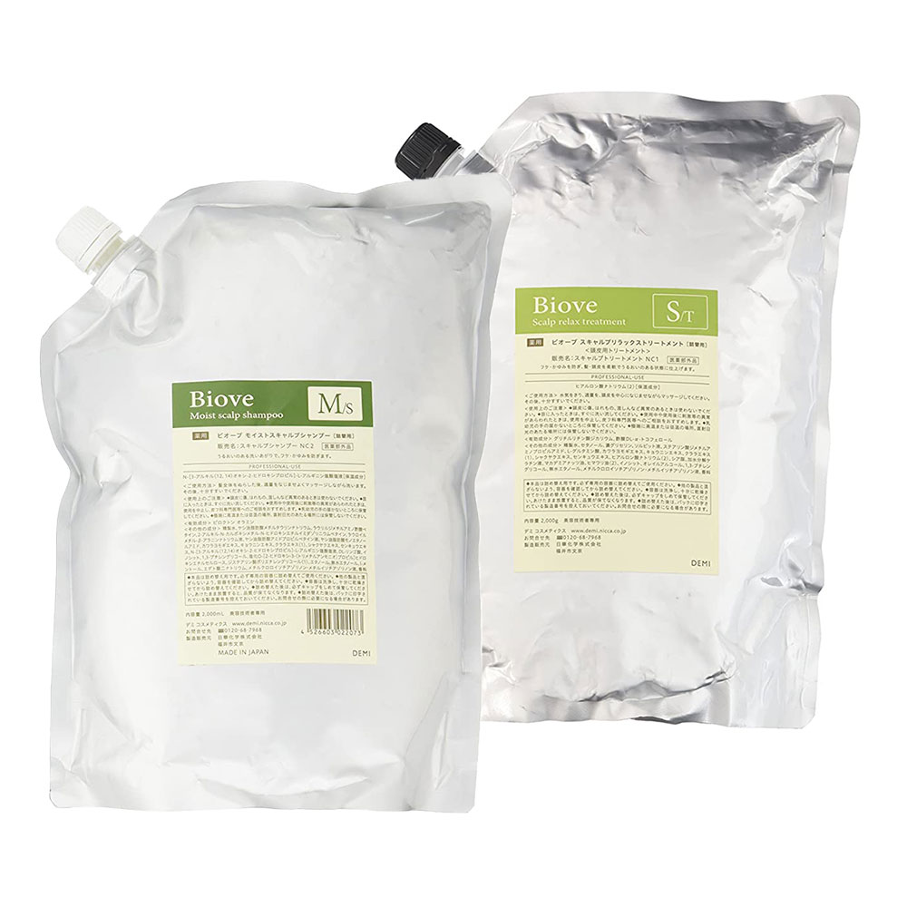 【楽天市場】Biove ビオーブ 薬用 モイストスキャルプ シャンプー 2000ml ＋ 薬用 スキャルプリラックス トリートメント ...