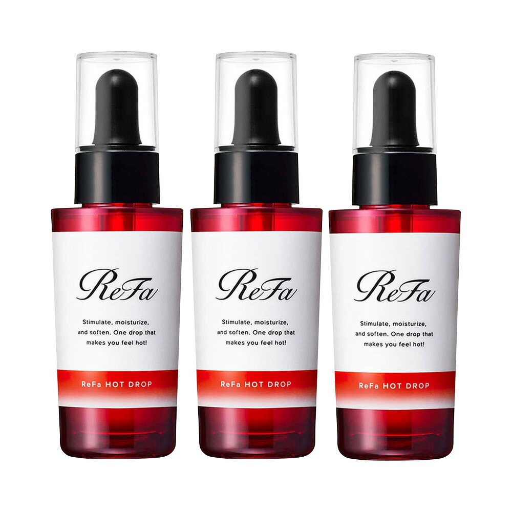 【楽天市場】3個セット リファ ホットドロップ 30mL ReFa HOT DROP 頭皮用美容液 MTG ReFa【メール便】：ビューファ