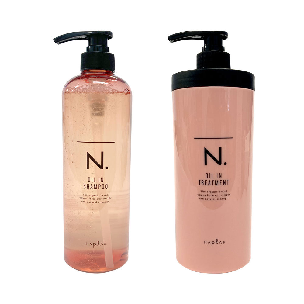 【楽天市場】各1個セット ナプラ エヌドット N. オイルインシャンプー 750ml ＆ N. オイルイントリートメント 650g napla ダメージケア ヘアケア アウトレット商品：ビューファ
