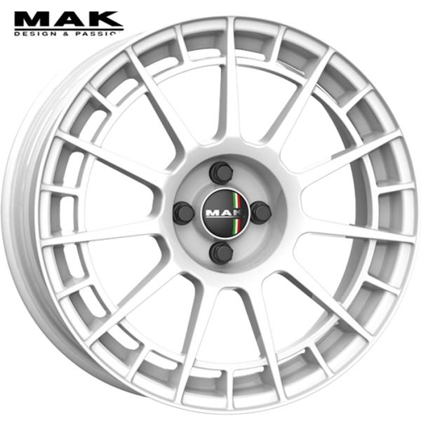 【楽天市場】【MAK】ENTITY（マック エンティティー）17x7.0 +35 4H/98 グロスホワイト（GW）x4本 ハブ58.1 (専用) ABARTH 500/500e/595/ ...