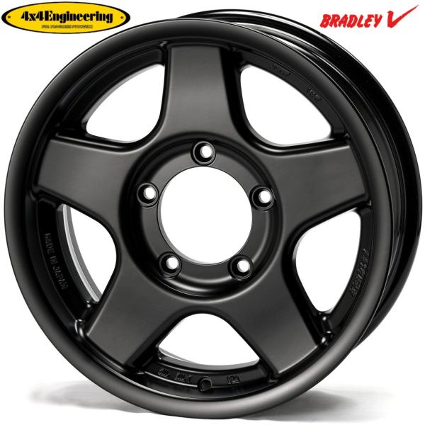 【楽天市場】4x4エンジニアリング BRADLEY V【ブラッドレーブイ】16x6.0 −6 5H/139.7 マットブラック（MB）x4本 ※日本製：MB Car-Parts