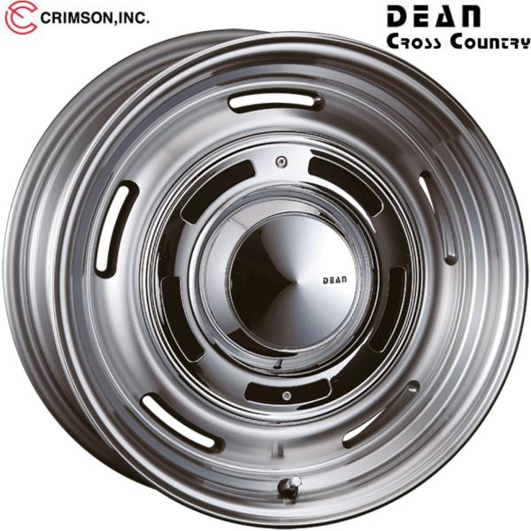 【楽天市場】クリムソン【CRIMSON】DEAN CROSS COUNTRY（ディーン クロスカントリー）16x6.0 −5 5H/139.7 バーニッシュグレー（BG）x4本 ※付属パーツ ...