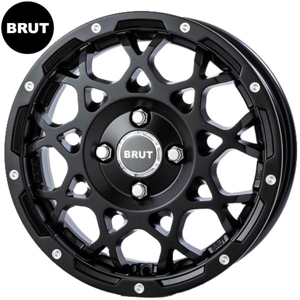 【楽天市場】BRUT【ブルート】BR-55 14x5.0 +48 5H/114.3 ミルドサティンブラック（MSB）x4本 ※タウンエース用：MB Car-Parts