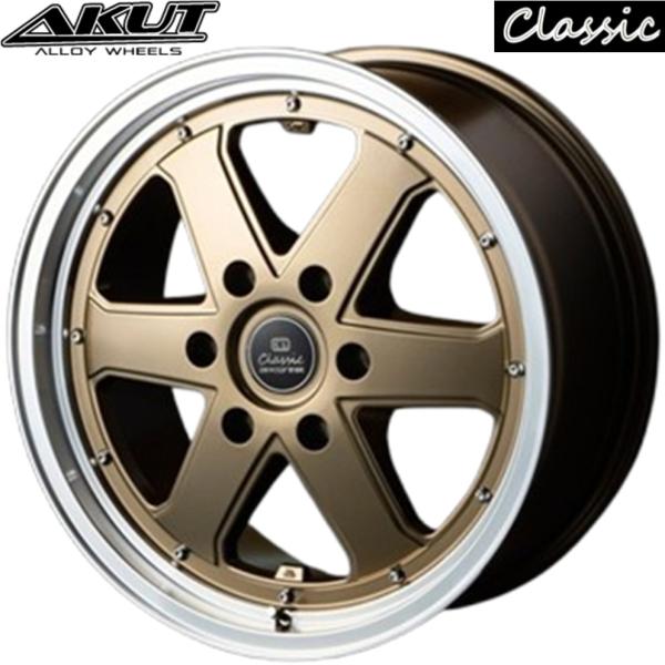 【楽天市場】アクト【AKUT】ゼロブレイク クラシック（ZEROBREAK CLASSIC） 18x8.0 +40 6H/139.7 ダーク ...