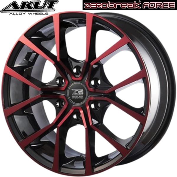 【楽天市場】アクト【AKUT】ゼロブレイク フォース（ZEROBREAK FORCE） 16x6.5 +38 6H/139.7 ブラック ...