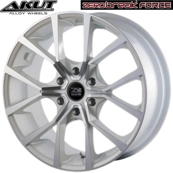 【楽天市場】アクト【AKUT】ゼロブレイク フォース（ZEROBREAK FORCE） 20x8.5 +40 6H/139.7 ホワイト ...