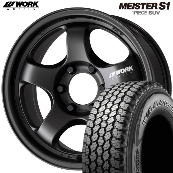 【楽天市場】★数量限定★ WORK MEISTER【ワーク】マイスター S1 SUV 18x8.5 ＋52 6/139.7 マットブラック（MBL）x4本 ※2023年製 特価タイヤ GY ...