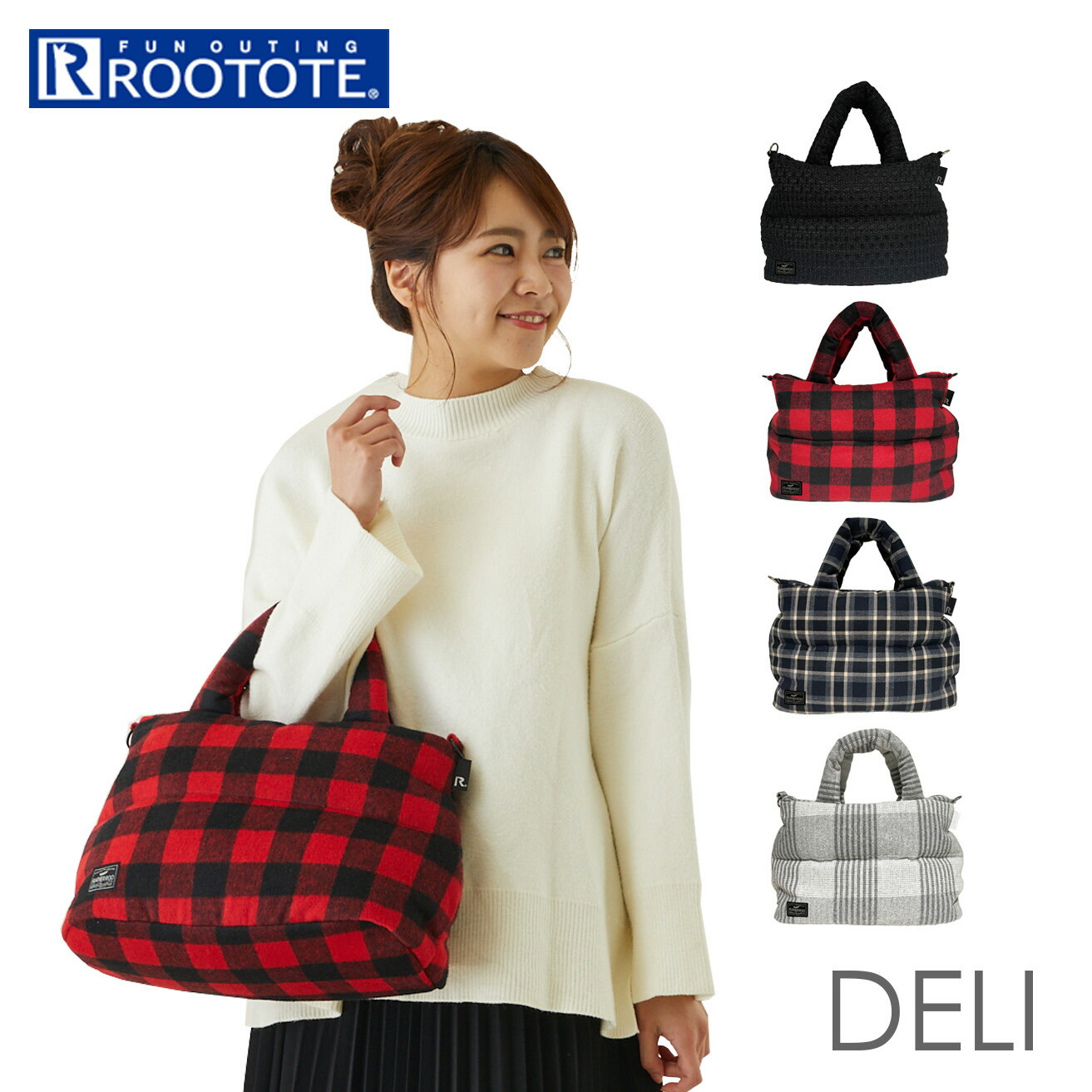 【楽天市場】ルートート トートバッグ ROOTOTE 1472 楽天 ハンドウォーマー あったか 暖かい 軽量 軽い ファスナー付き ダブルファスナー レディース 大人 かわいい おしゃれ ...