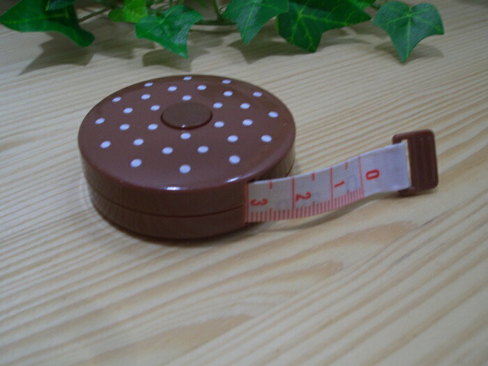 【楽天市場】1381 ミササ ドット柄オートメジャー こげ茶 200cm【洋裁道具 製図用品 手芸材料 ソーイング パッチワーク 和洋裁道具 ...
