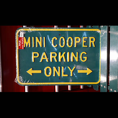 【楽天市場】パーキングサインプレート（MINI COOPER PARKING ONLY）：モデルカーショップ グリース