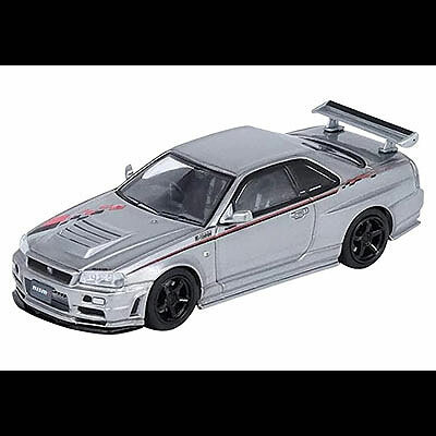 【楽天市場】INNO Models(イノモデル) NISSAN SKYLINE GT-R(R34)(1/64) IN64-R34RT-SIL ...