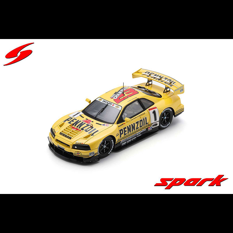 【楽天市場】Spark Model(スパークモデル) PENZOIL NISMO GT-R(R34) #1 1999(1/43) SJ163 ...
