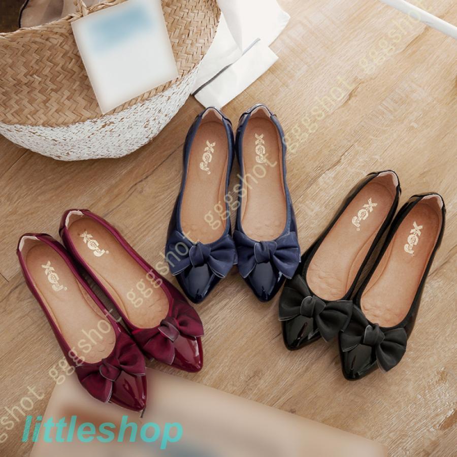 【楽天市場】蝶結び パンプス ローヒール ポインテッドトゥ 美脚 フラットシューズ 柔らかい 歩きやすい オフィスシューズ 婦人靴 通勤 通学 ぺたんこ 靴 女性 かわいい：モードナチュレ楽天市場店