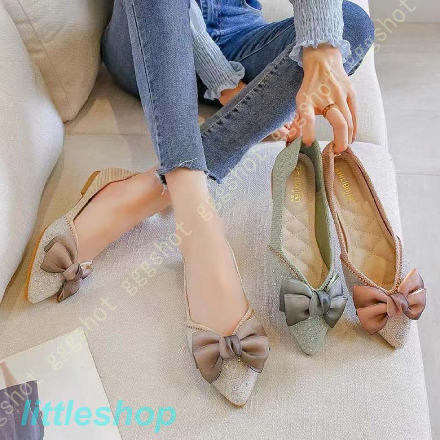 【楽天市場】パンプス ペタンコ レディース 痛くない スパンコール キラキラ 蝶結び 可愛い 履きやすい コンフォート シューズ ポインテッドトゥ 歩きやすい 疲れない：モードナチュレ楽天市場店