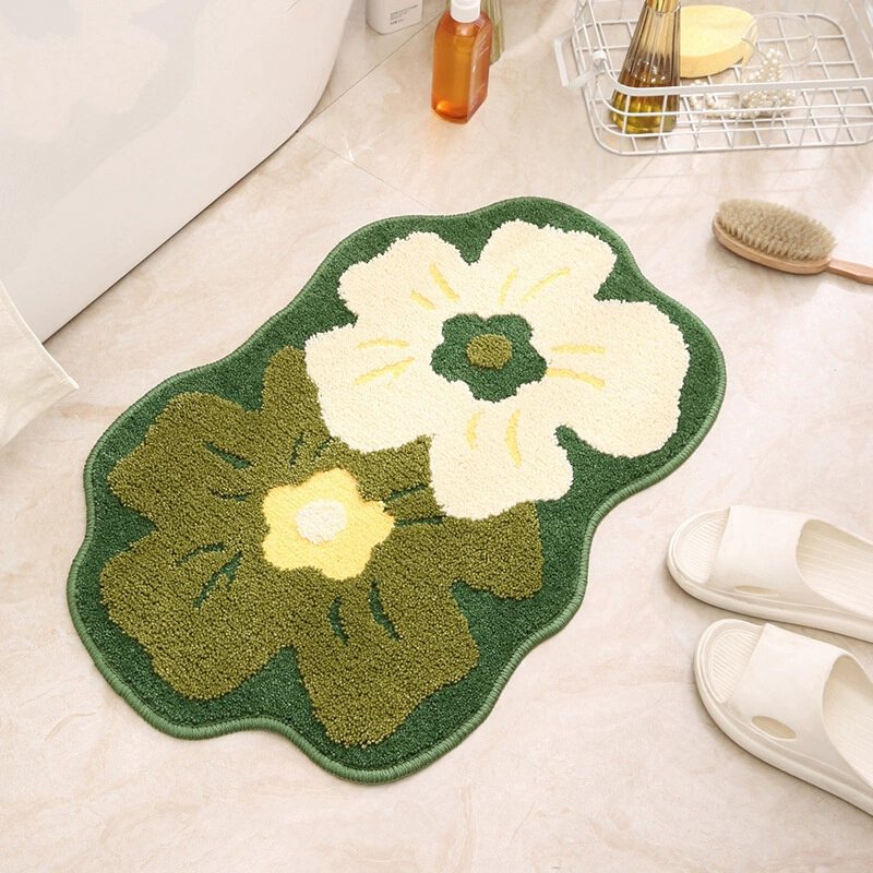 【楽天市場】浴室 バスマット 可愛い 吸水マット 滑り止め 厚手 洗面所 トイレ用 お風呂マット シャワー 足ふきマット ふわふわ 玄関マット ...