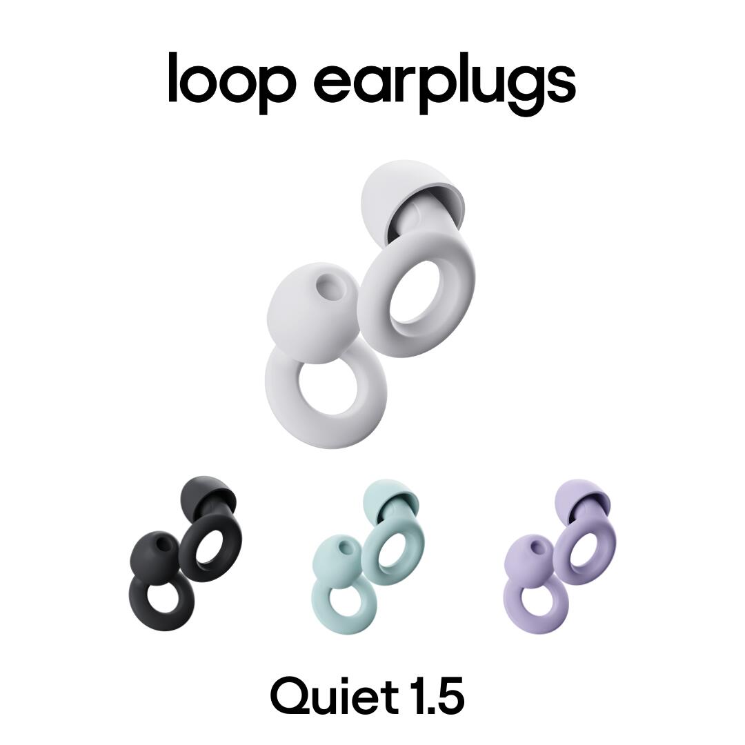 【楽天市場】Loop Quiet 1.5 ループ クワイエット 1.5 睡眠用 耳栓 ソフトな着け心地 高機能イヤープラグ シリコン 水洗い 丸洗い 遮音 防音 騒音 安眠 快眠 XS,S,M ...
