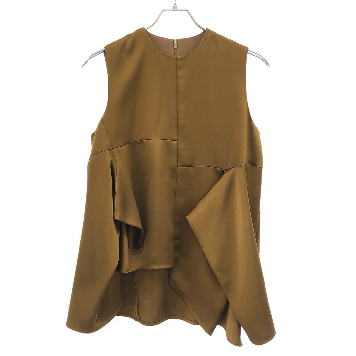 【楽天市場】UN3D. アンスリード TUCK GATHER SATIN TOP タックギャザーサテントップ 522420400301-02 ...