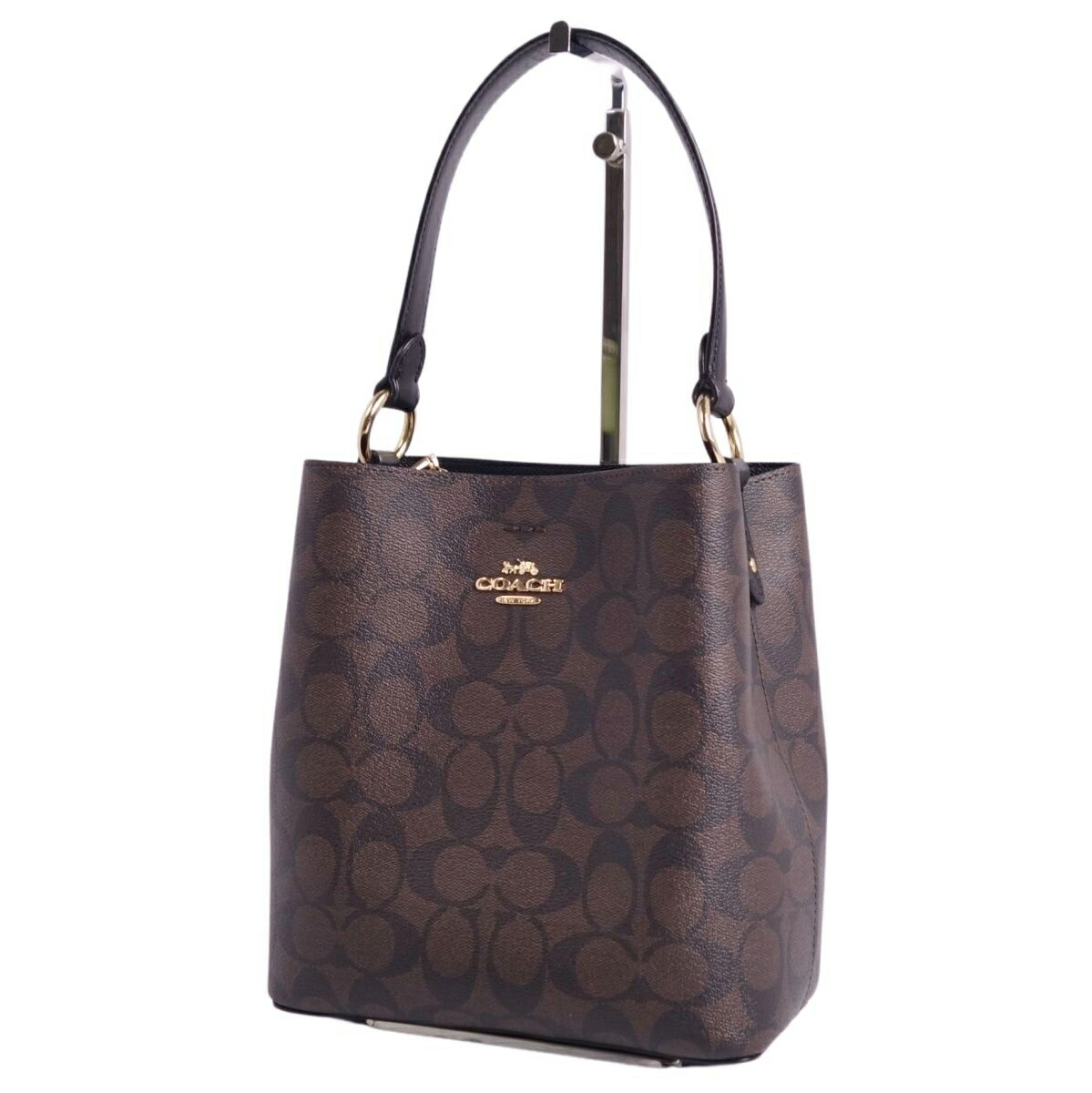 【楽天市場】【極美品】コーチ COACH バッグ 2312 ハンドバッグ トートバッグ シグネチャー PVC レザー カバン レディース ...