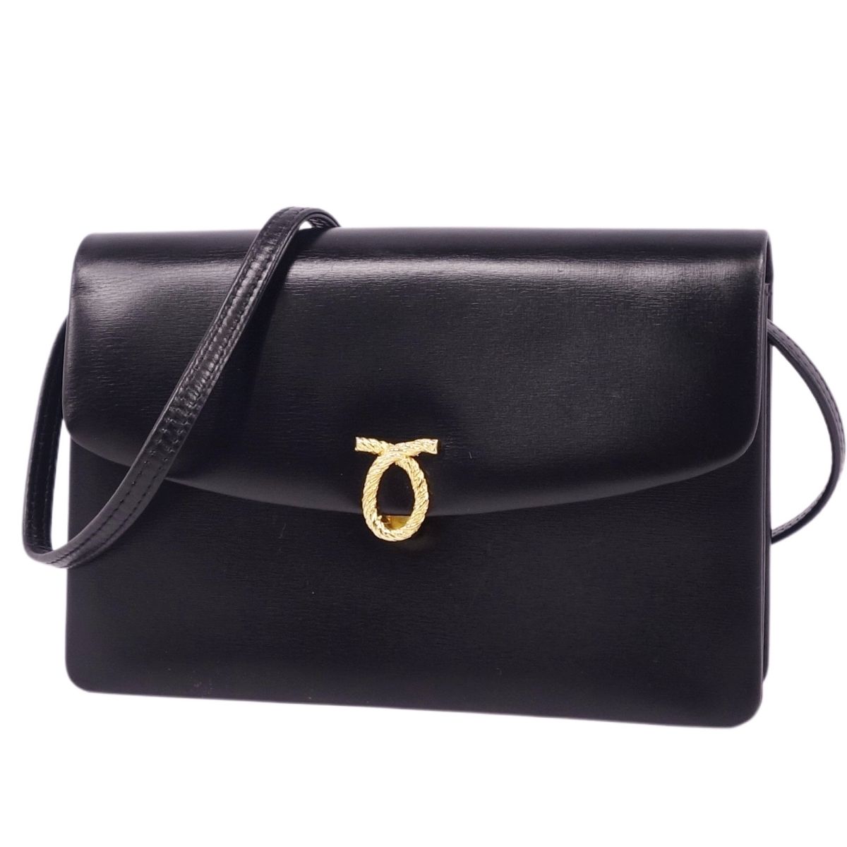 【楽天市場】ロウナー Launer バッグ ショルダーバッグ ゴールド金具 カーフレザー カバン レディース ブラック【中古】：MODEST ...