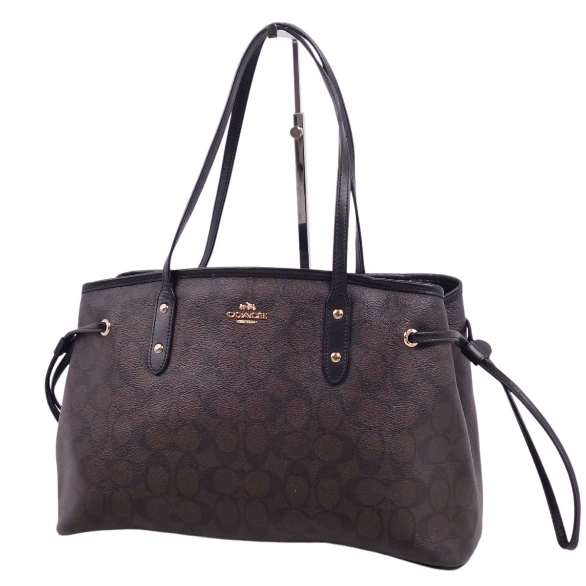 【楽天市場】【極美品】コーチ COACH バッグ F57842 ハンドバッグ トートバッグ シグネチャー ロゴ カバン レディース ブラウン ...