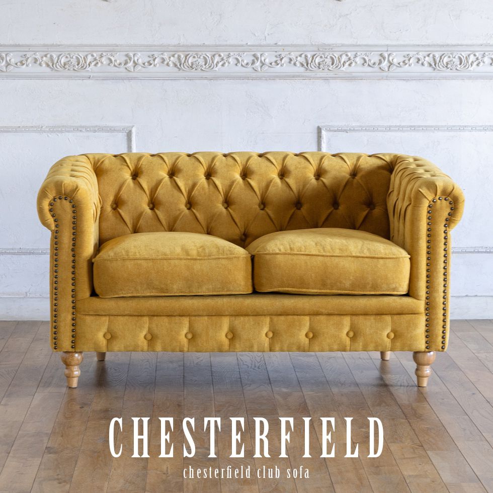 【楽天市場】チェスターフィールド ソファ 2人掛け 二人掛け 2人用 二人用 ラブソファ アンティーク 風 家具 ヴィンセント 本物 ヨーロッパ ソファー イギリス ゴシック クラシック ...