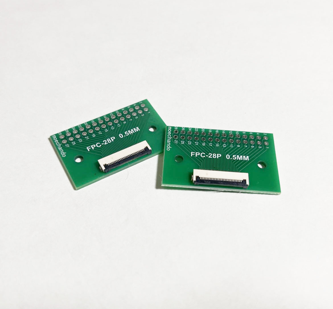 【楽天市場】Moechando FPC FFC変換基板 0.5mmピッチ 28ピン 適合FPC FFCフラットケーブル：もえちゃん堂