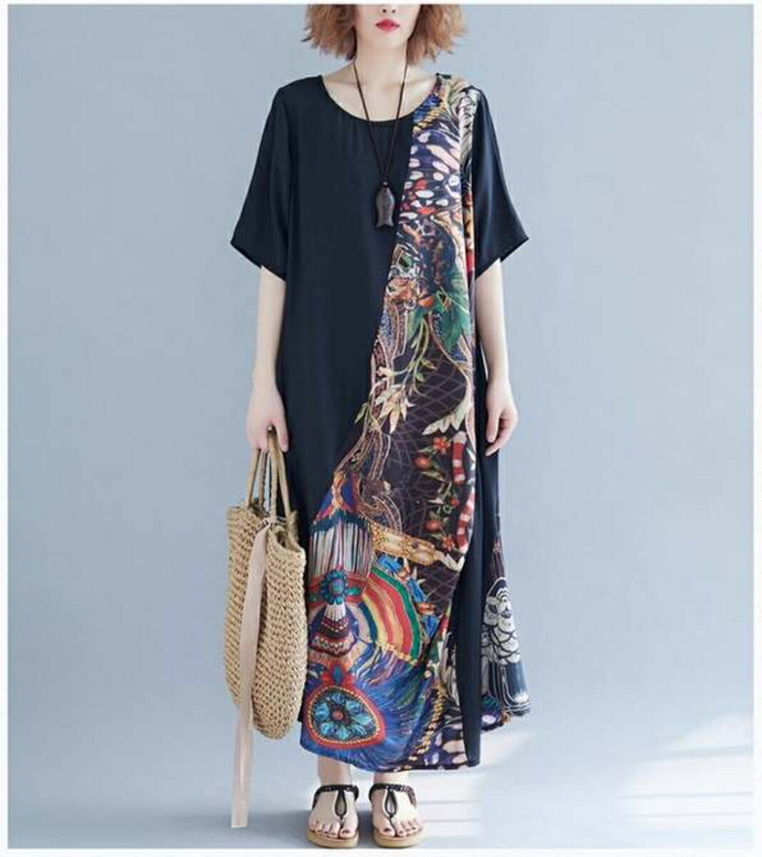 楽天市場】ジャパネスク レディース 菊刺繍 ちりめん縦ライン 和柄