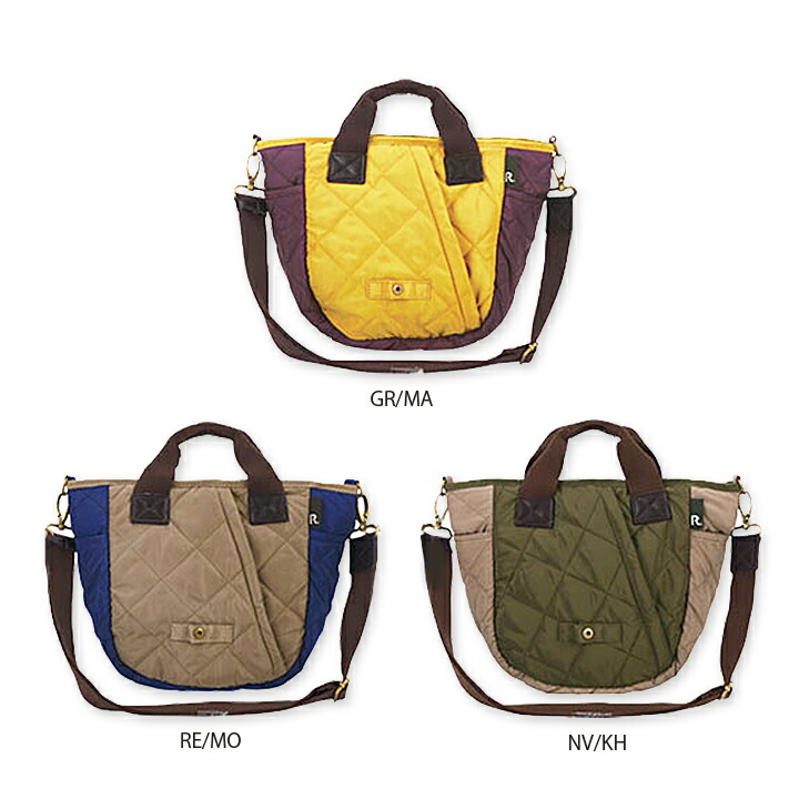 【楽天市場】【送料無料】MR mini SN P-Quilting-C ORG（マミールー ミニ ポリキルティング オレンジ） ROOTOTE（ルートート）2wayマザーバッグ 斜めがけ ...