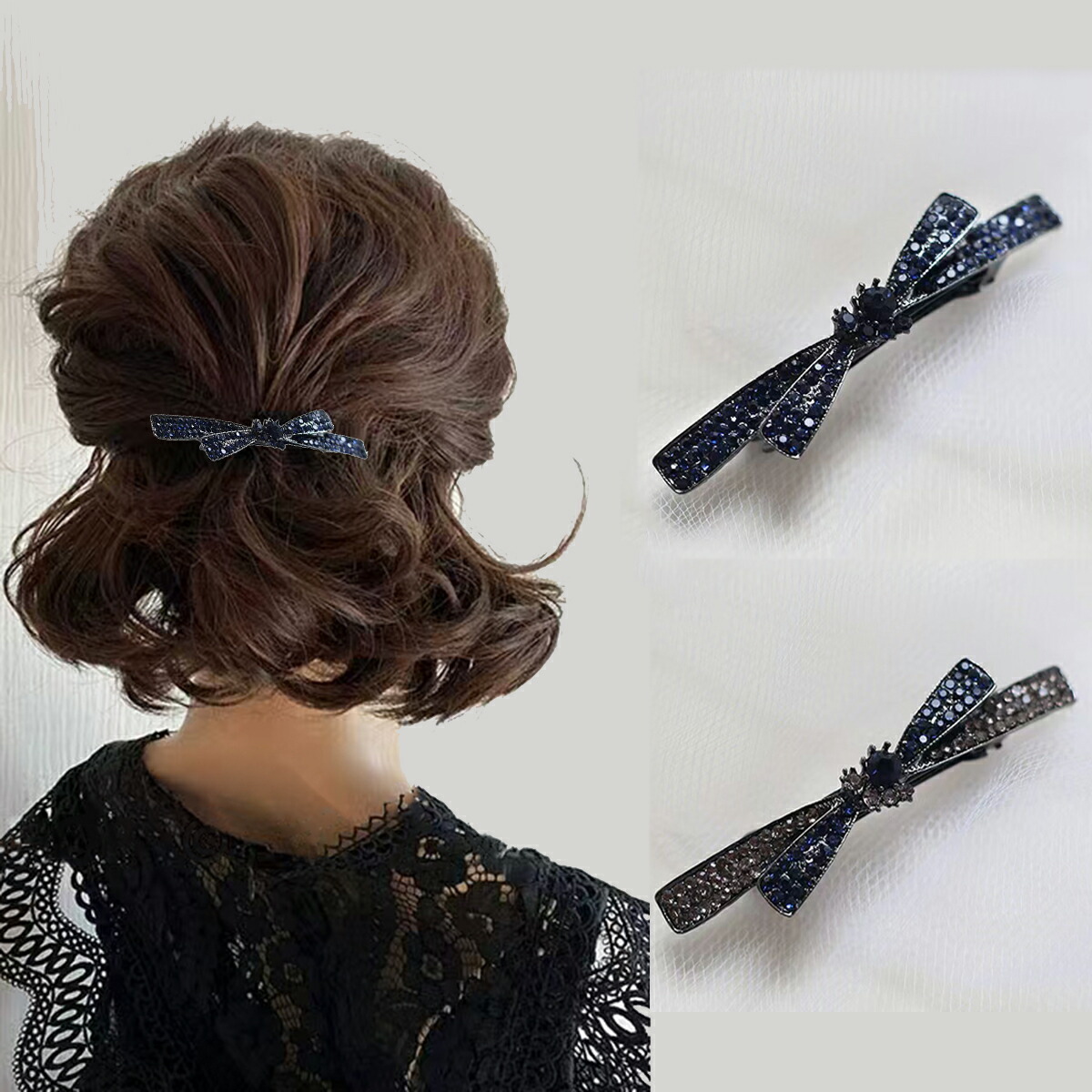 【楽天市場】ヘアクリップ ヘアアクセサリー クリップ しっかり シンプル 簡単 ヘアアレンジ 上品 清楚 オフィス カジュアル 大人 ...