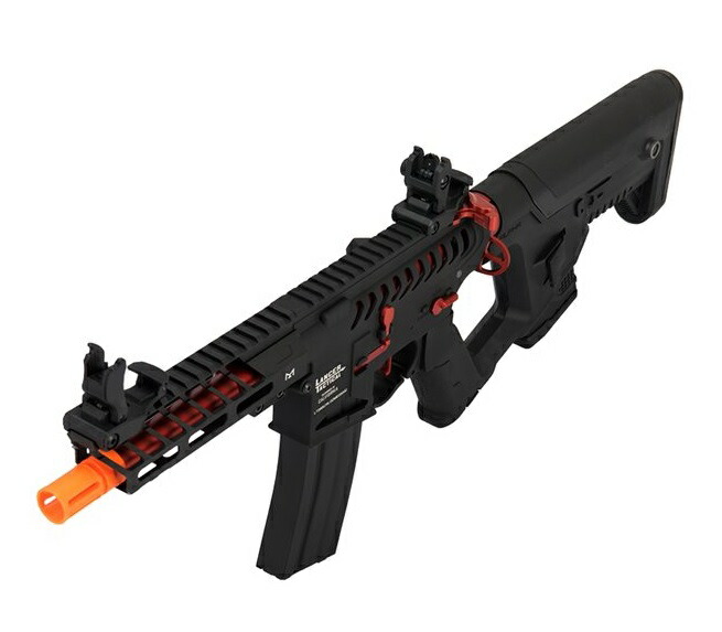 【楽天市場】Lancer Tactical LT-29 エンフォーサー MOD Alpha スケルトン 電動ガン ブラック＆レッド ランサータクティカル 【あす楽】：エアガンショップ モケイパドック