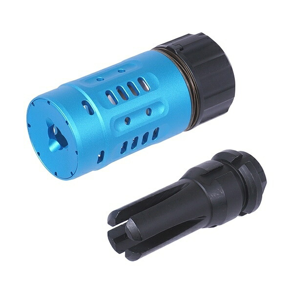 【楽天市場】【エントリー最大10倍＆3％クーポン】5KU Dead Airタイプ Pyro エンハンスド マズルブレイクセット 14mm逆ネジ ...