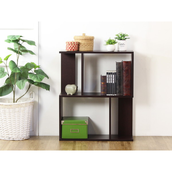 【楽天市場】IWATSUKI ジグザグ ラック 2段 ブラウン IW-1105：MOKOMOKO青山