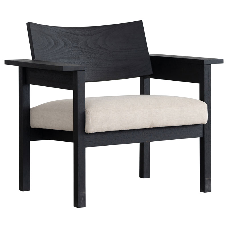 【楽天市場】NOWHERE LIKE HOME &Craft ラウンジチェア カラオ KALAO チークブラック色：もみじや家具