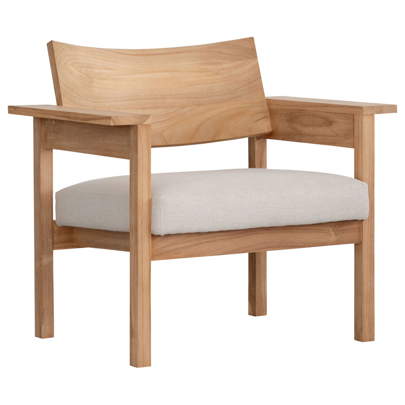 【楽天市場】NOWHERE LIKE HOME &Craft ラウンジチェア カラオ KALAO チークナチュラル色：もみじや家具