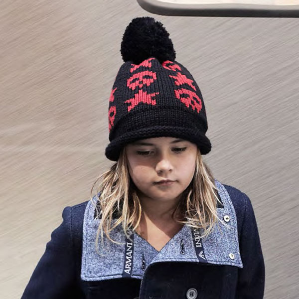 【楽天市場】 milk&soda / ミルクアンドソーダ FINLEY BEANIE スケルトンニット帽 one size（3～6才）【ニット ...