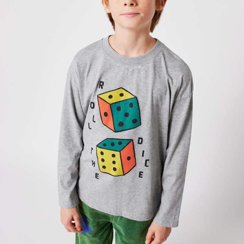 【楽天市場】 【drop1】BOBO CHOSES 2025AW 25aw 秋冬 子供服 Roll the Dice T-shirt キッズ ...