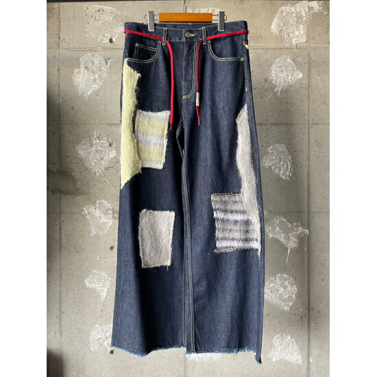 【楽天市場】\クーポンで30%OFF！全品エントリーでP10倍／ MARNI 【 マルニ 】 WOOL PATCHED BULL DENIM ...