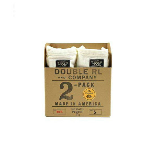 【楽天市場】\ ポイント10倍＆10％OFFクーポン／ RRL|ダブルアールエル 2Pack S/S T-shirt WHITE ...