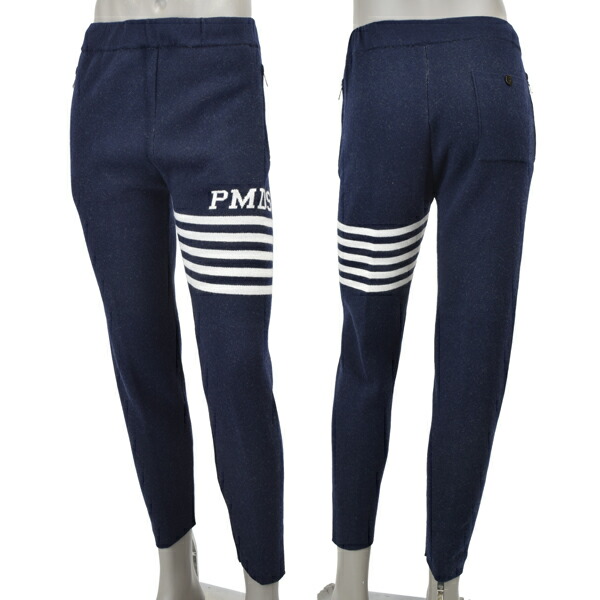 【楽天市場】P.M.D.S. ピーエムディーエス CAIRO/カシミア混 ニット ジョガーパンツ F25PMA513 BLUE ：MONDOROBE 楽天市場店