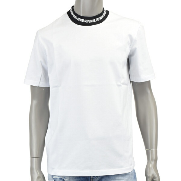【楽天市場】P.M.D.S. ピーエムディーエス DIORIK FIT BASIC M/ネックロゴ Tシャツ S25TS268 white neck black carbon ...