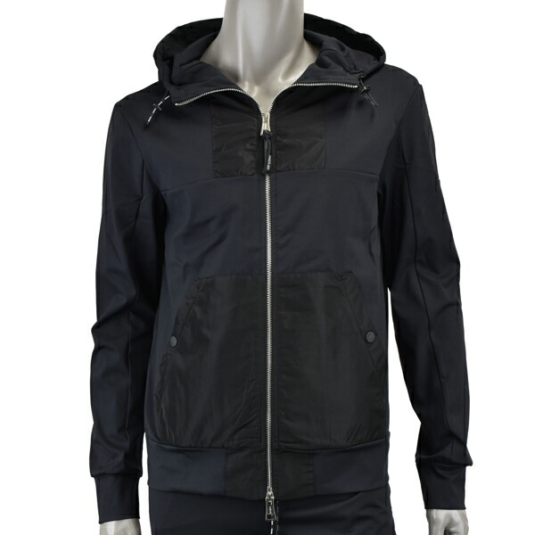 【楽天市場】P.M.D.S. ピーエムディーエス JEFFR/切り替え ストレッチ ジップパーカー F25SW742 BLACK CARBON ：MONDOROBE 楽天市場店