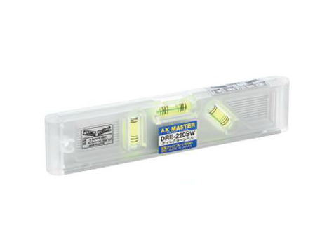 【楽天市場】AXBRAIN(アックスブレーン) ディレクターレベル(スケルトンホワイト) DRE-220SW：工具のお店 モンジュSHOP