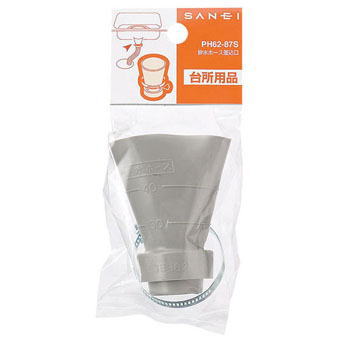 【楽天市場】サンエイ(三栄水栓)排水ホース差込口(バンド付)PH62-87S：工具のお店 モンジュSHOP