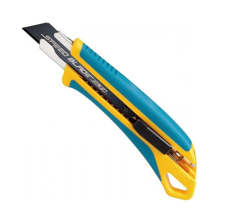 【楽天市場】OLFA(オルファ)エックスハイパーAL型カッターナイフオートロック 225B-CB ブルー：工具のお店 モンジュSHOP
