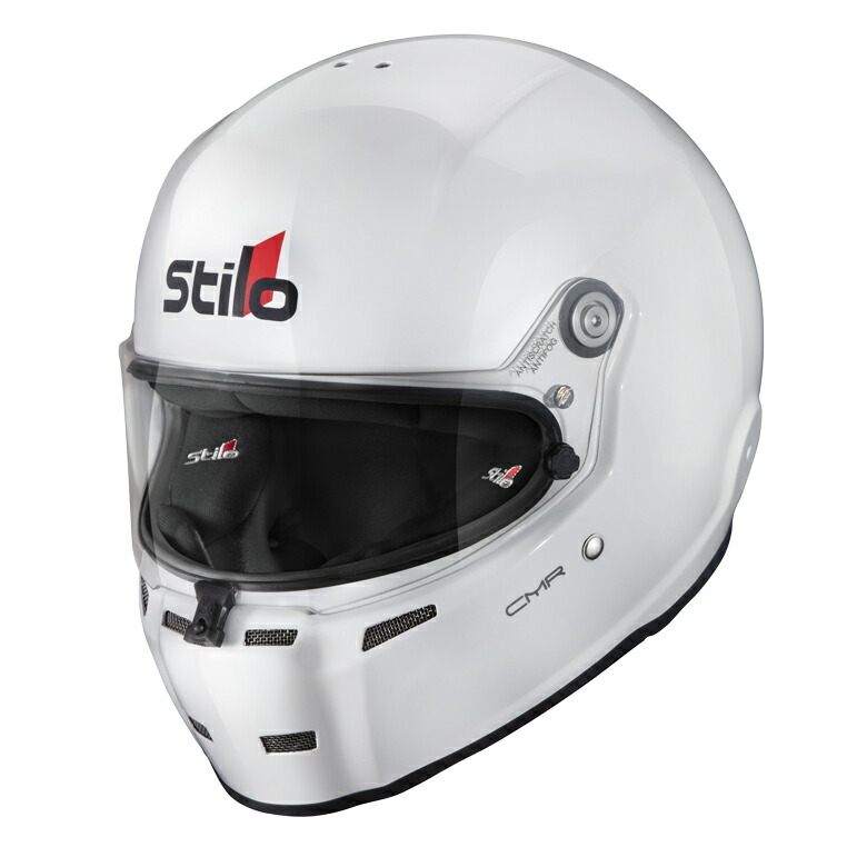 【楽天市場】STILO HELMET ST5 CMR GROSS WHITE SNELL CMR2016 グロスホワイト レーシングカート用 ...