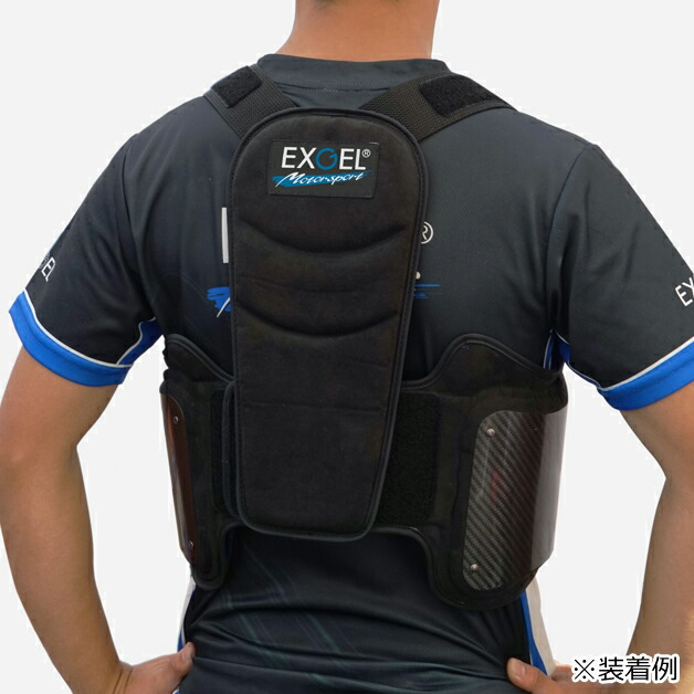 【楽天市場】EXGEL エクスジェル ドライカーボンベスト レーシングカート用 (AKK23-BK)：モノコレ
